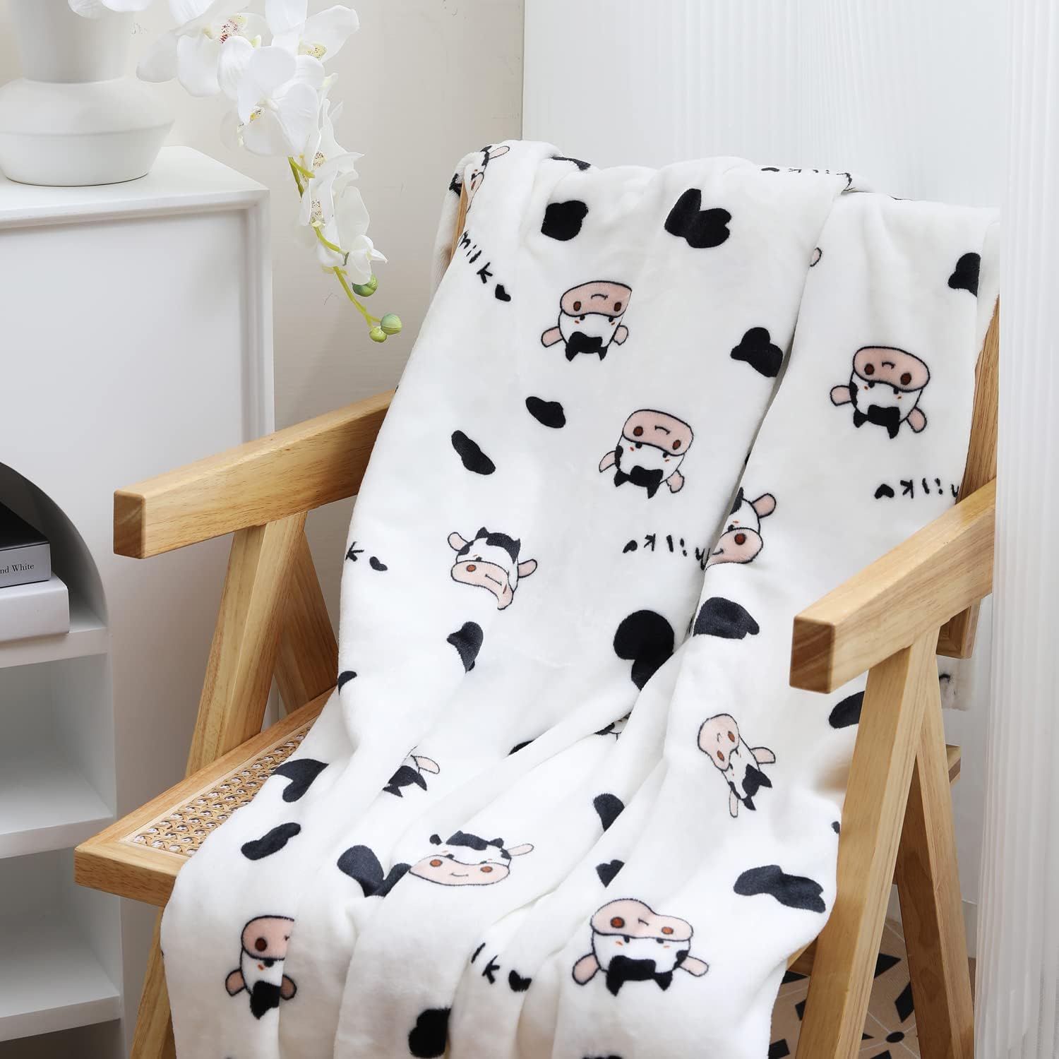 Amazon.com: Tiamo Cow Print Blanket - Soft Bed Throw Blanket for Adults ...