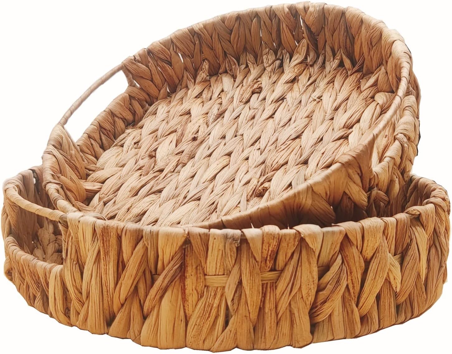 Amazon.com: Grass Weaving Tray, Grass Storage Bins for Fruit or Tea ...