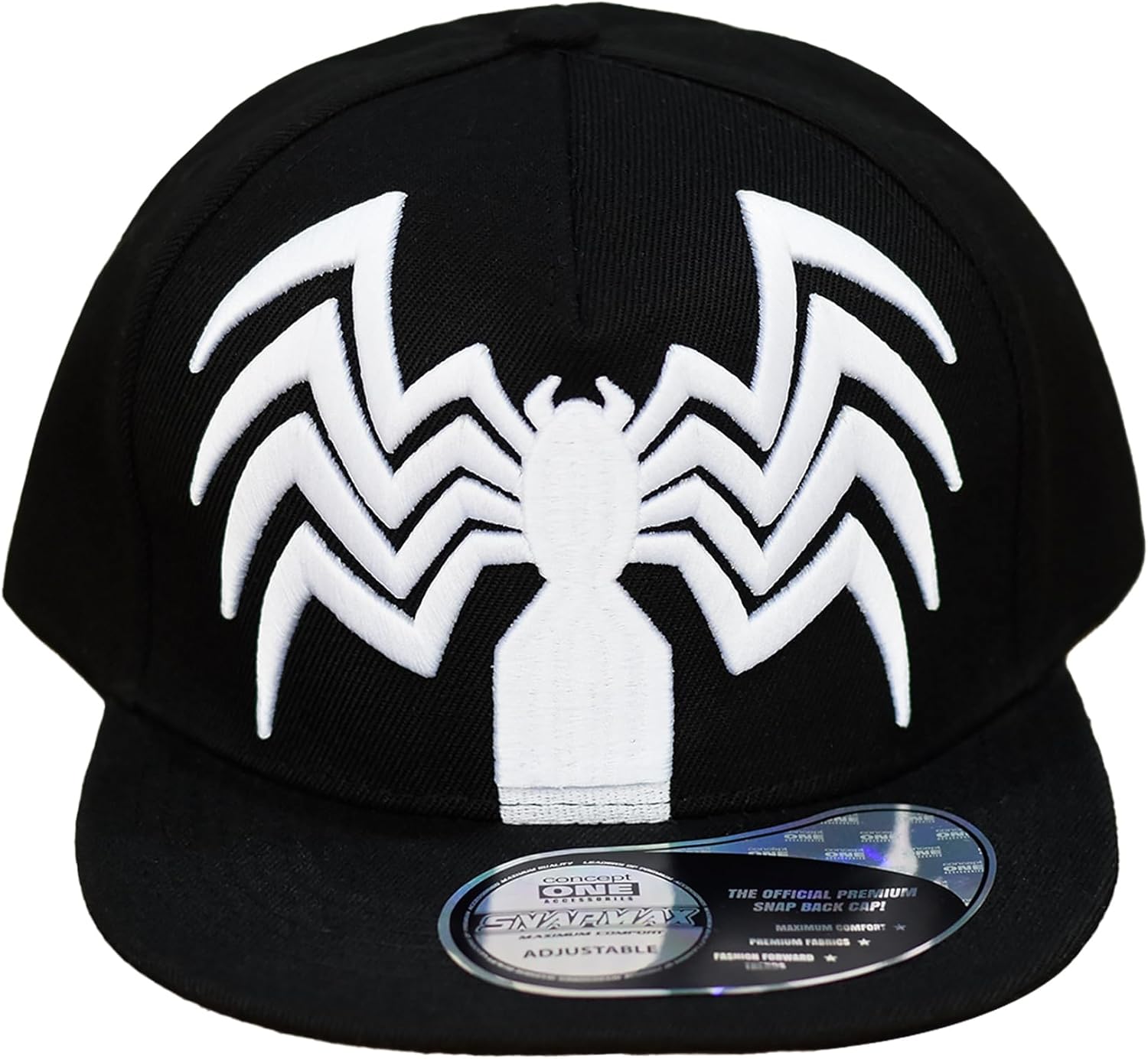 Marvel Venom Baseball Cap, Spider Symbiote Logo Cotton Adjustable Adult ...