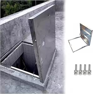 Amazon.com: Outdoor Stainless Steel Roof Access Hatch Lid, Basement ...