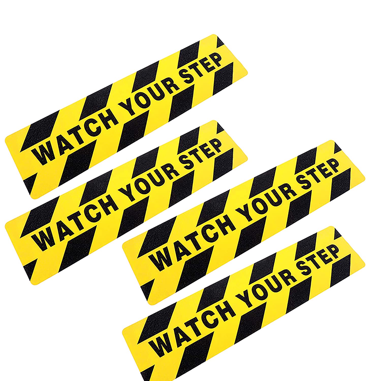 Buy 4Pack Watch Your Step Warning Sticker Adhesive Tape Anti Slip ...