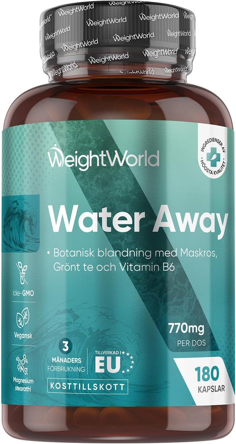 Water Away Capsules - 11 in 1 Complex for 3 Months - With Apple Cider ...