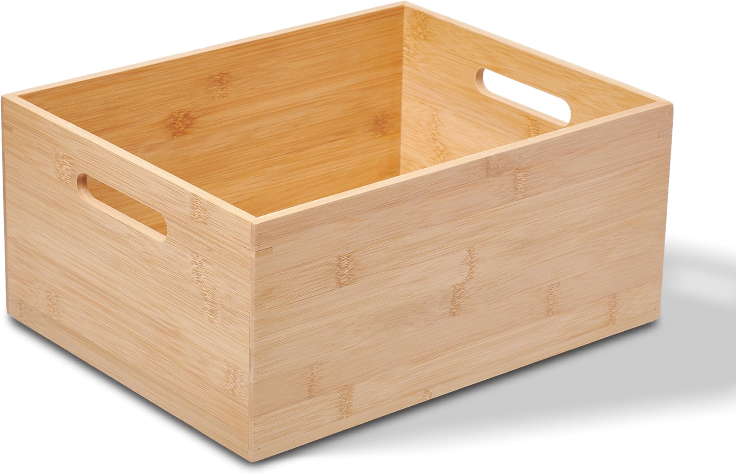 Amazon.com - CINWEN Elegant Wooden Crate Basket - Perfect Closet ...