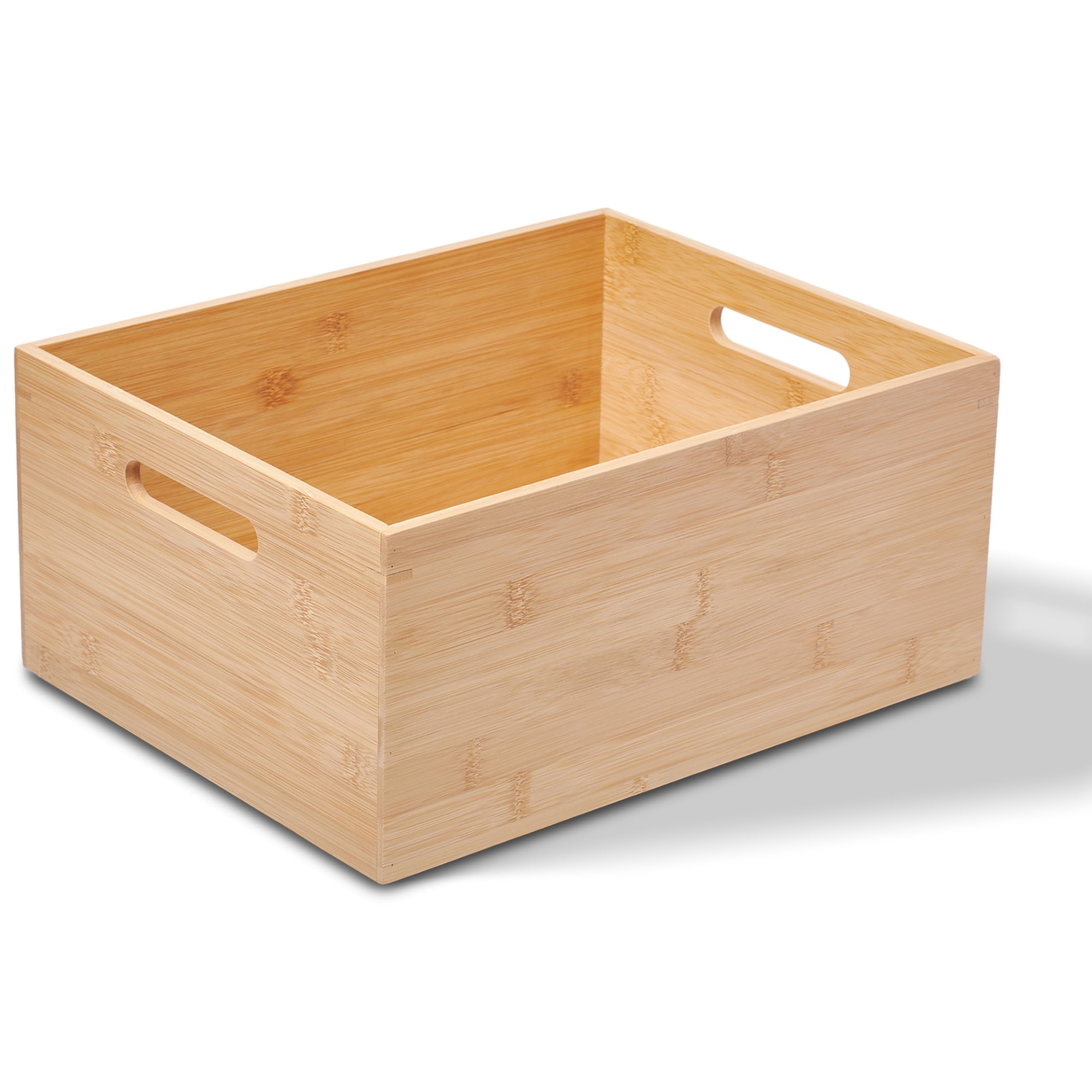 Amazon.com: Prosumer's Choice Bamboo Storage Box - Wood Crate - Bamboo ...