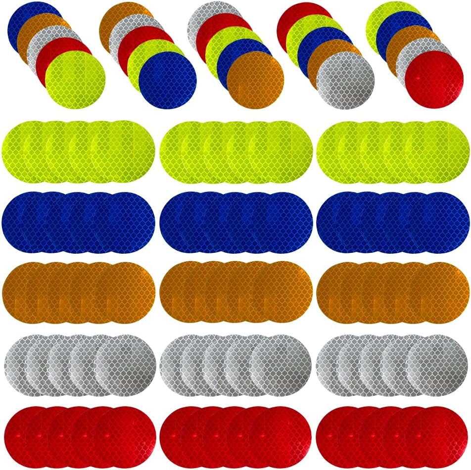 Amazon.com - 100Pcs Warning Reflective Stickers, Reflective Decals ...