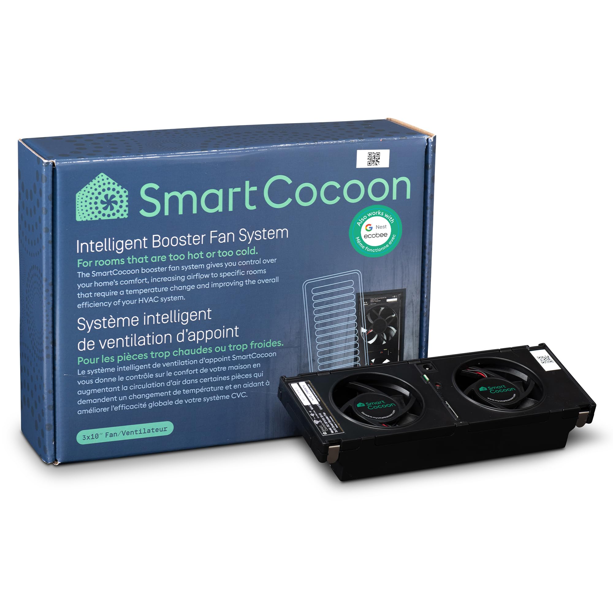 Amazon.com: SMARTCOCOON 3"X10" Intelligent Booster Fan System ...