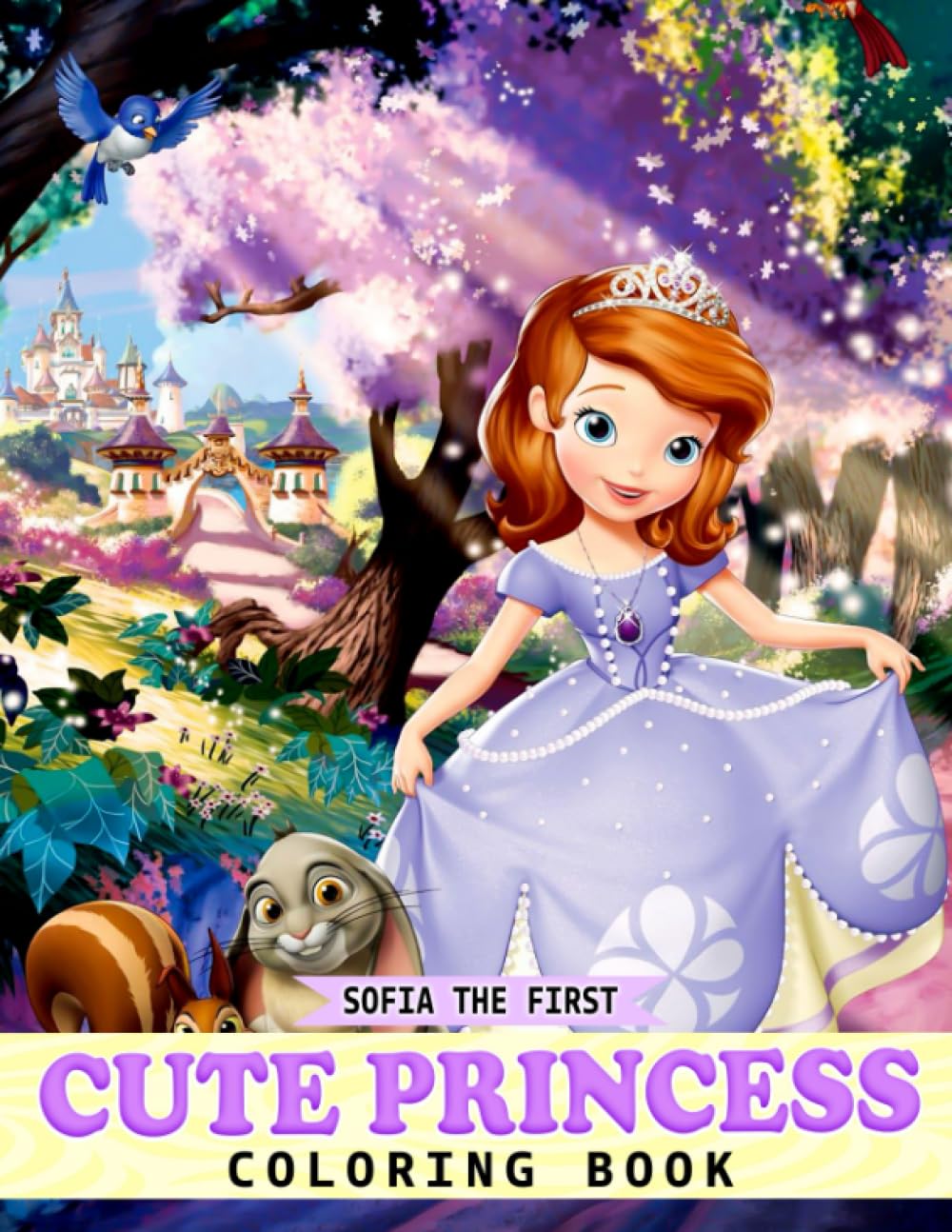 Cute Princess Coloring Book: Gifts for Kids and Children to Relax and ...
