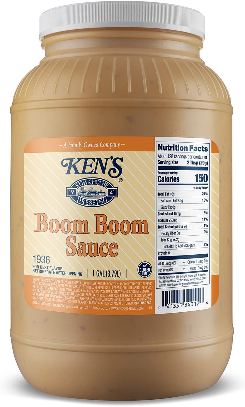 Amazon.com : Ken's Boom Boom Sauce 1 gallon : Grocery & Gourmet Food