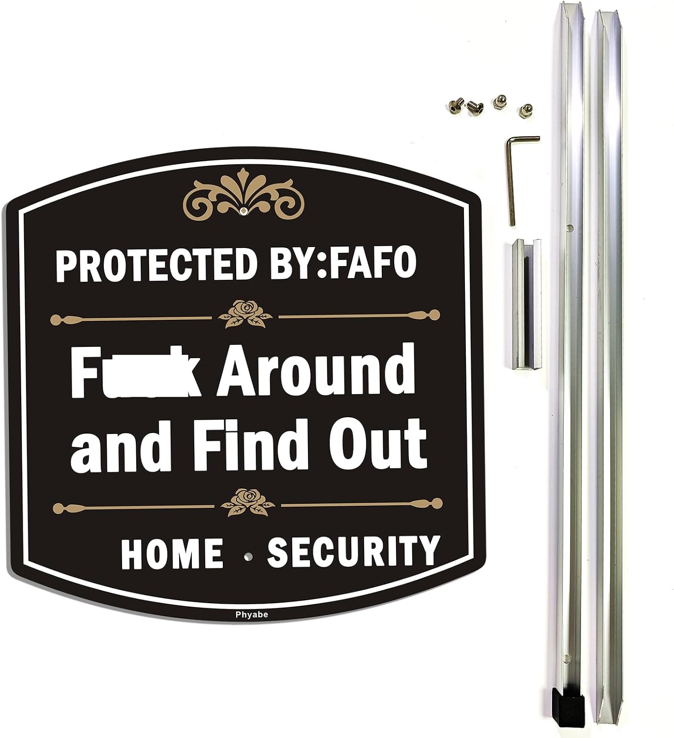 Amazon.com : Fuck Around and Find Out Sign FAFO Sign With Stake ...