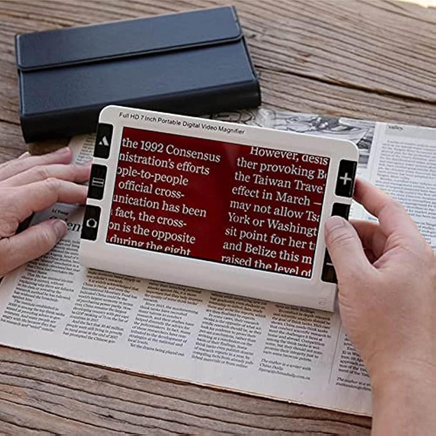 Amazon.com: ZYLDDS Portable Digital Magnifier Electronic Reading Aid 7 ...