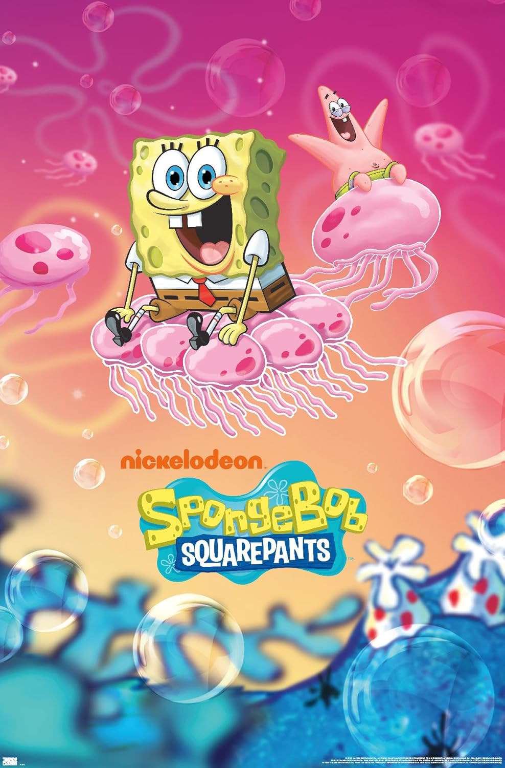 Amazon.com: Trends International Nickelodeon SpongeBob - Water Fun Wall ...