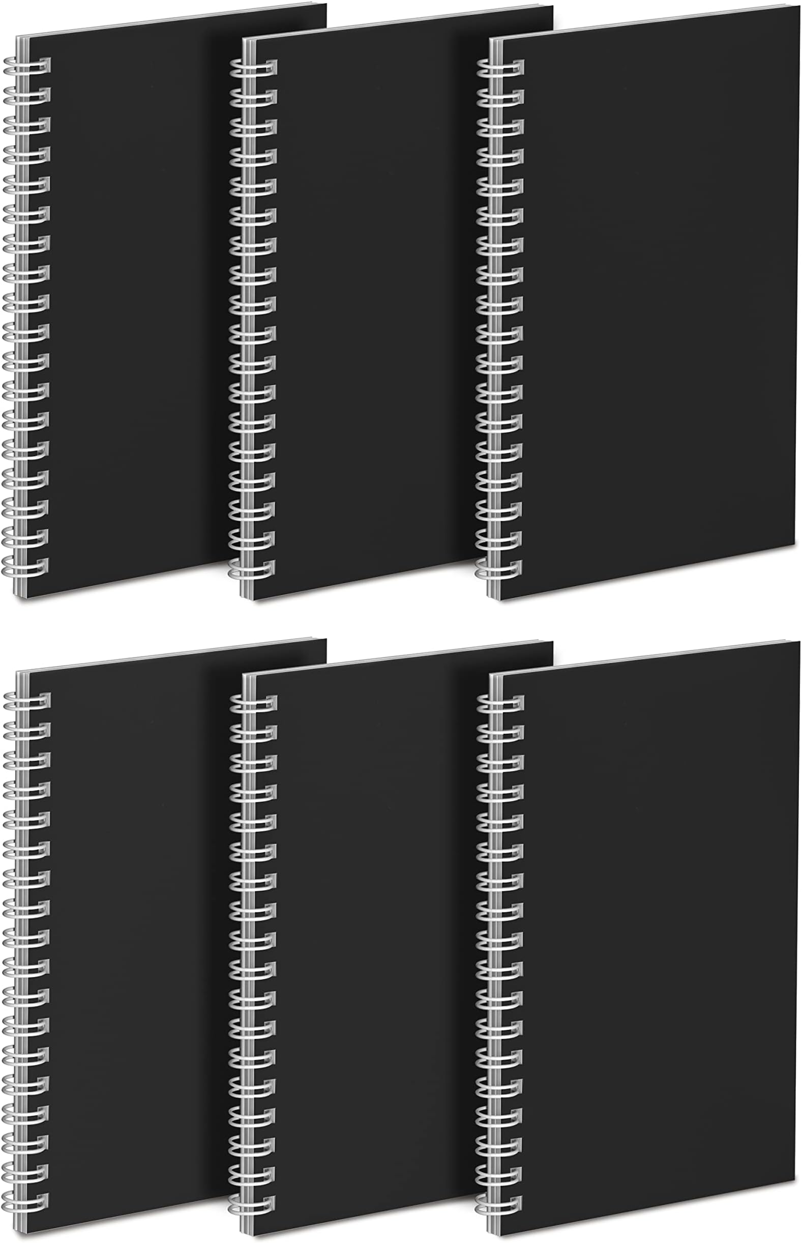 Notizblock A6 Spirale Notizblock Klein 6 Stück Notizbuch A6 ...
