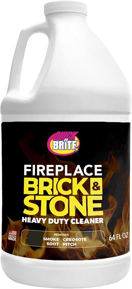 Amazon.com: Quick 'n Brite Fireplace Gel Cleaner for Brick, Stone, Rock ...