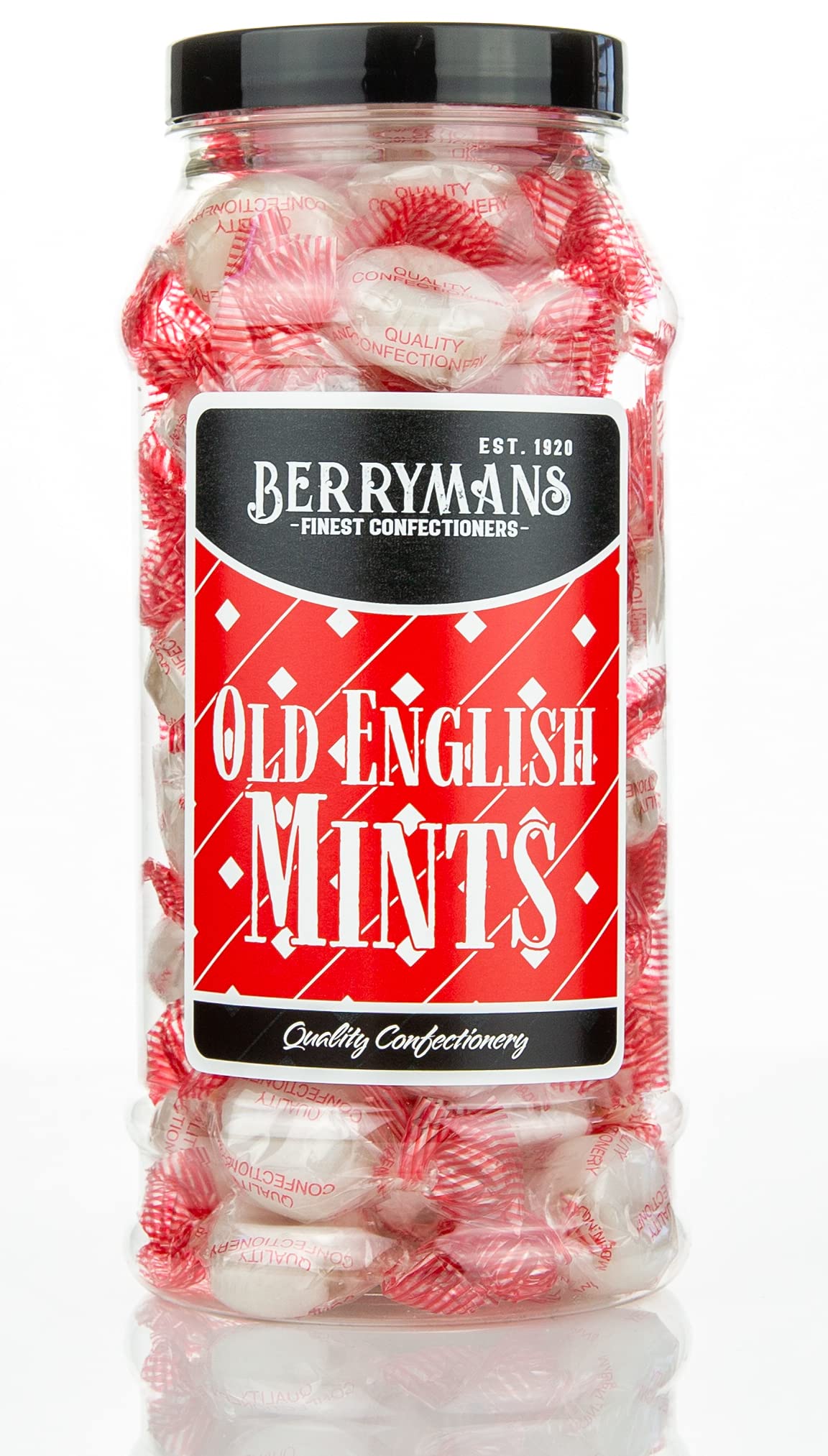 Buy Original Old English Mints Retro Sweets Gift Jar By Berrymans Sweet buy-original-old-english-mints-retro-sweets-gift-jar-by-berrymans-sweet