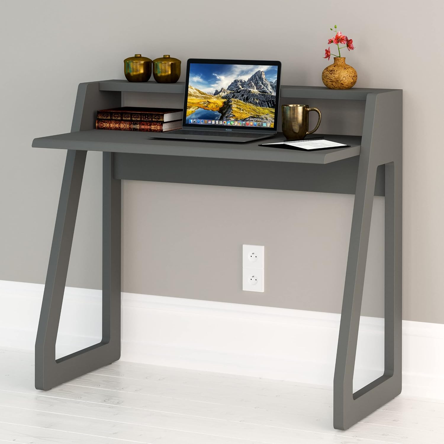 Amazon.com: Fytz Design Computer Desk for Bedroom, Office & Small ...
