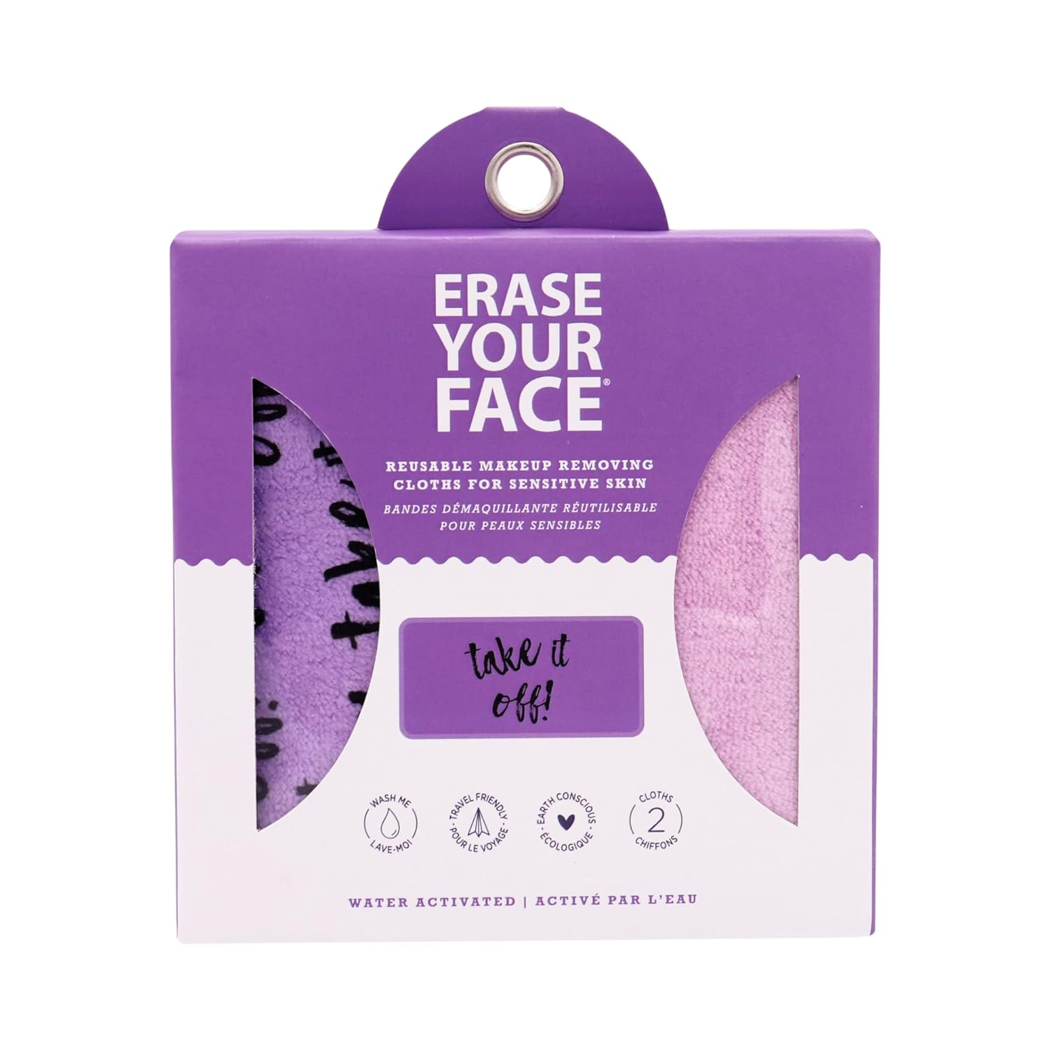 Amazon.com: ERASE YOUR FACE Reusable Microfiber Makeup Removing Cloths ...
