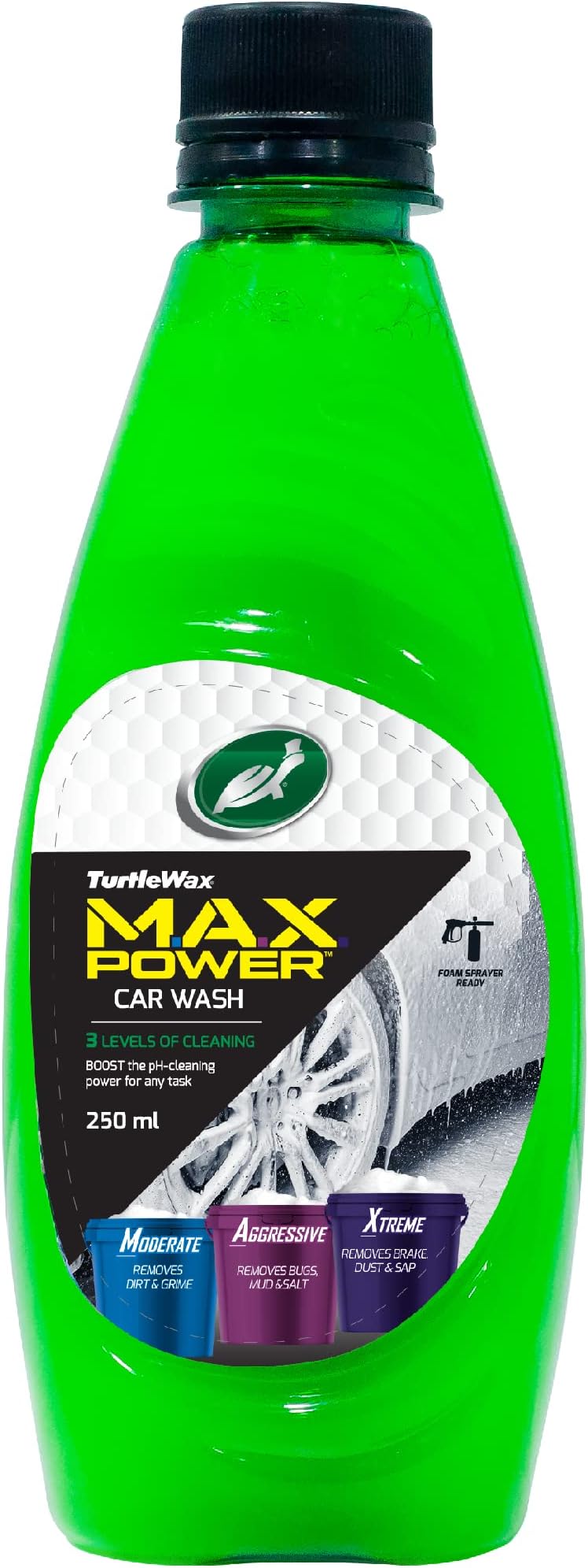 Turtle Wax Max-Power Car Wash Shampoo 250 ML - 3m Car Wash Shampoo ...