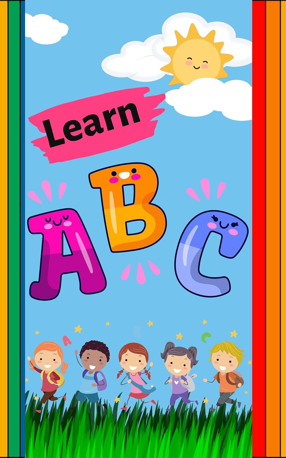 Amazon.com: Learn ABC : Large ABC Book for Kids | Teaching Alphabets to ...