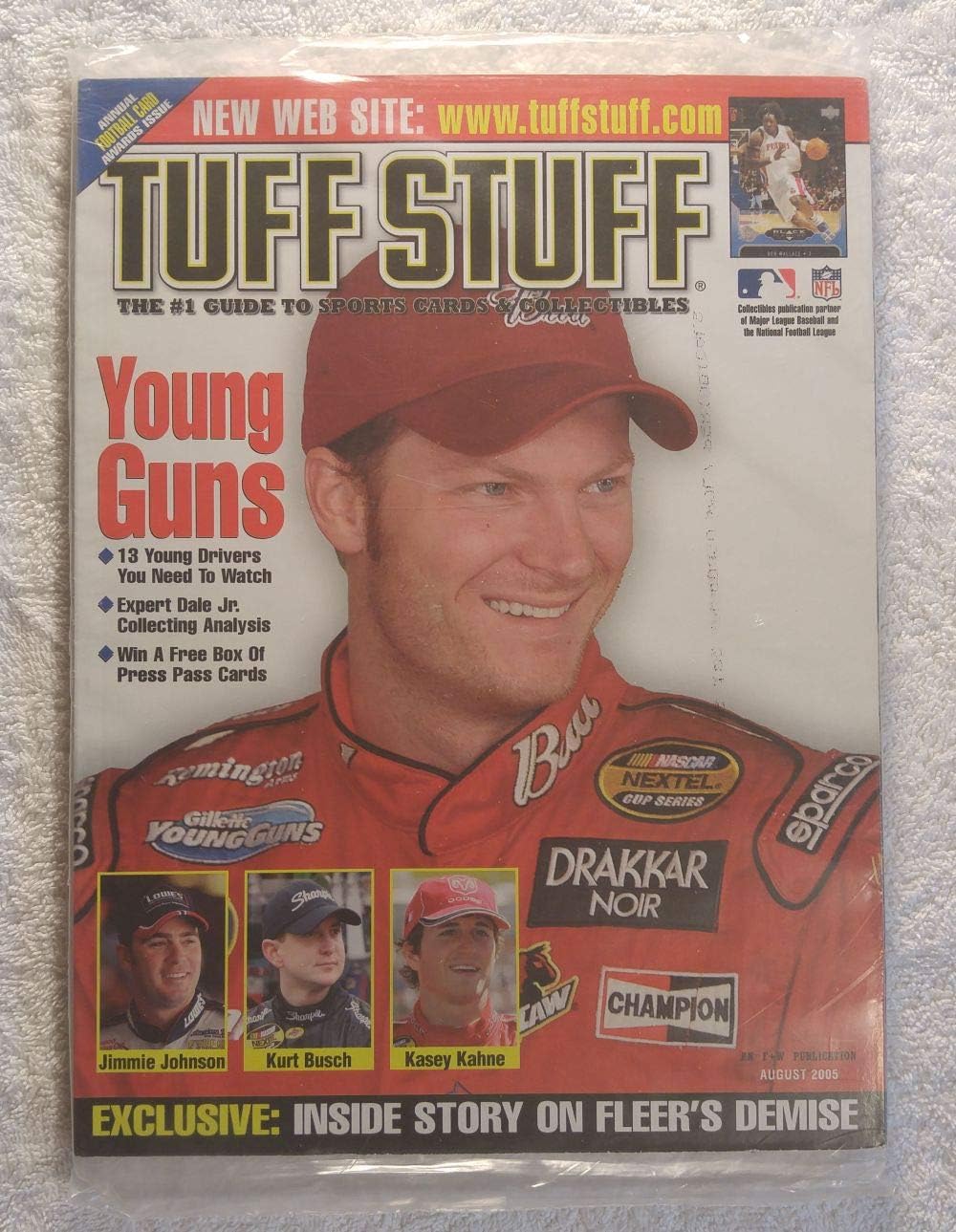 Amazon.com: Dale Earnhardt Jr. - Young Guns - NASCAR - Tuff Stuff ...