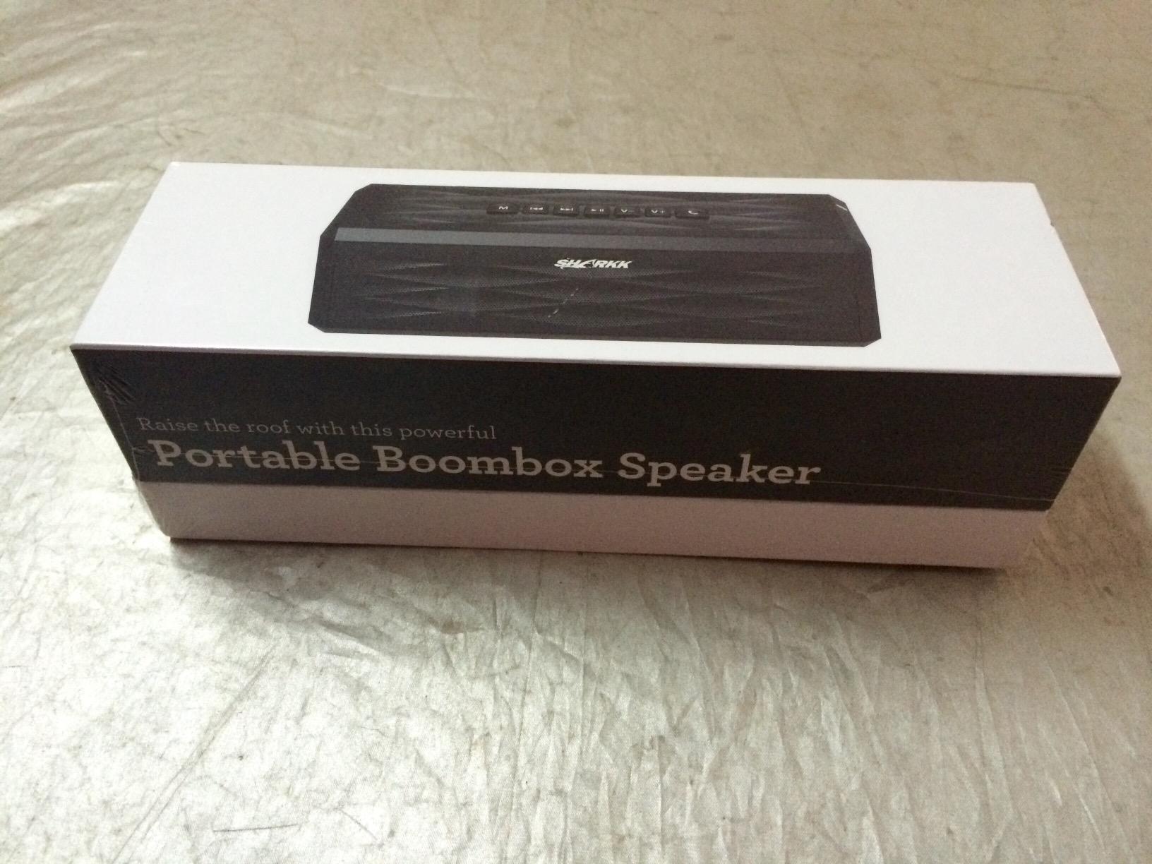 SHARKK Boombox 10W Portable Wireless Bluetooth Speaker with 18+ Hour ...