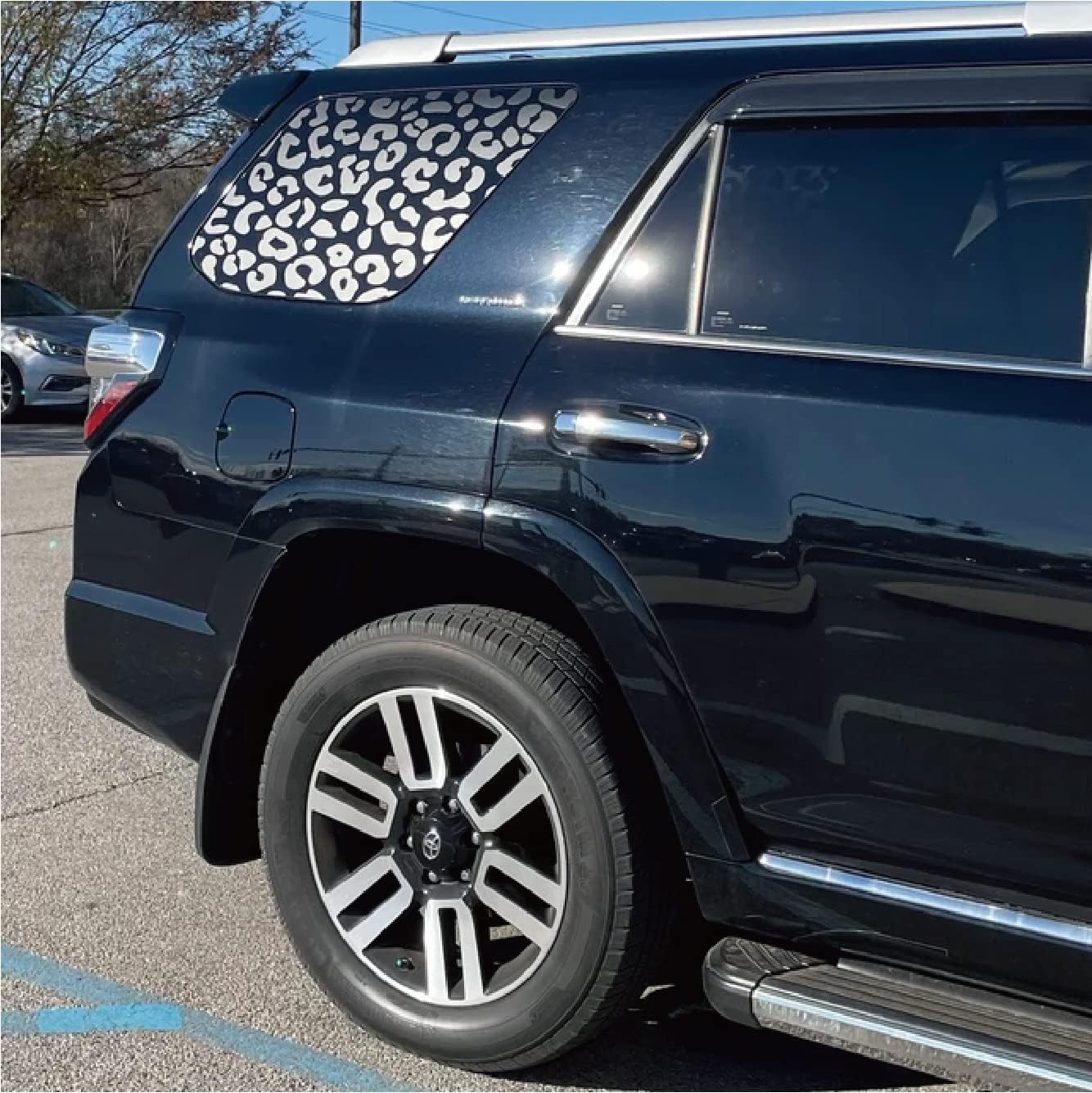 Amazon.com - Leopard Cheetah Print 4Runner Window Decals - Rear Side ...