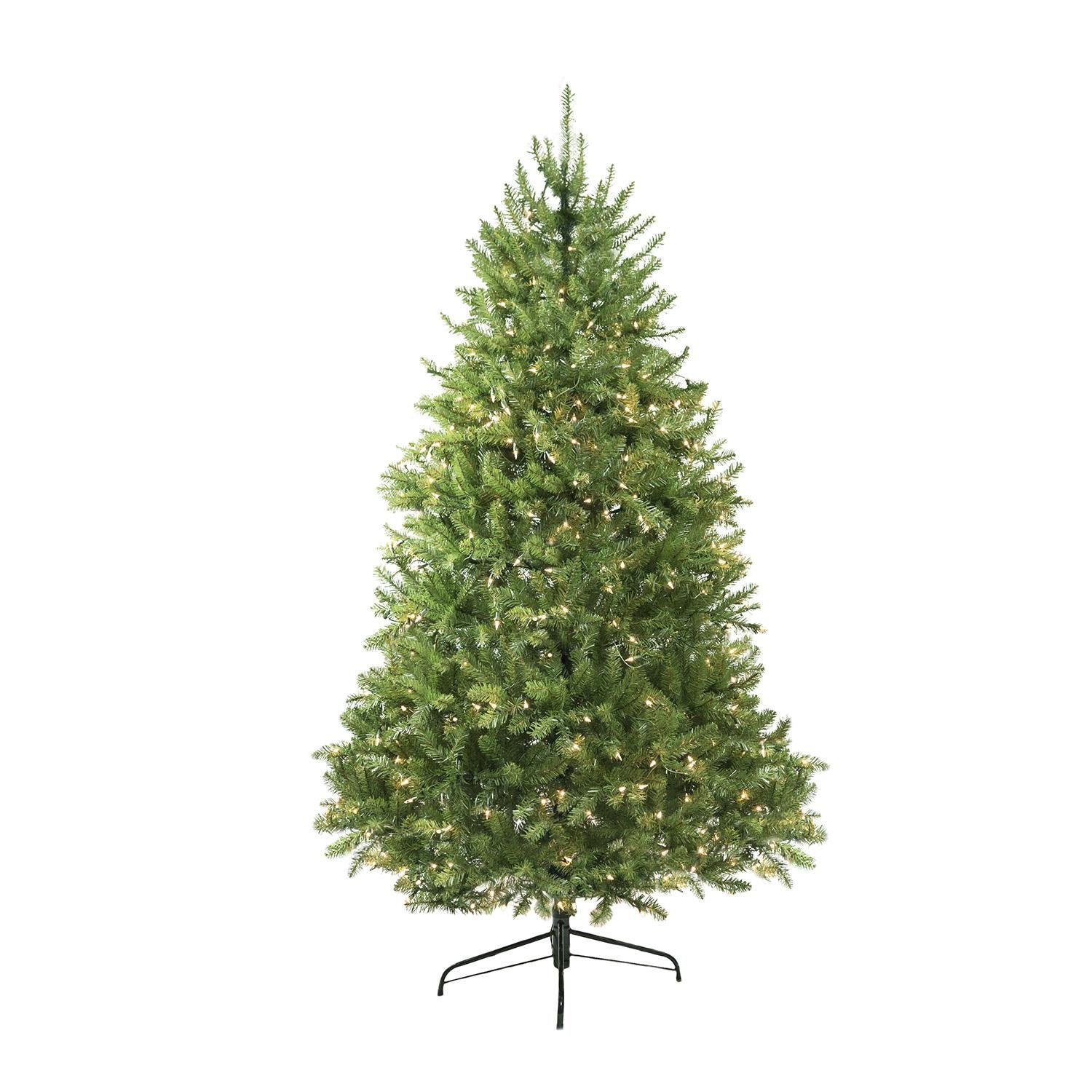 Amazon.com: Northlight Pre-Lit Northern Full Artificial Christmas Tree ...