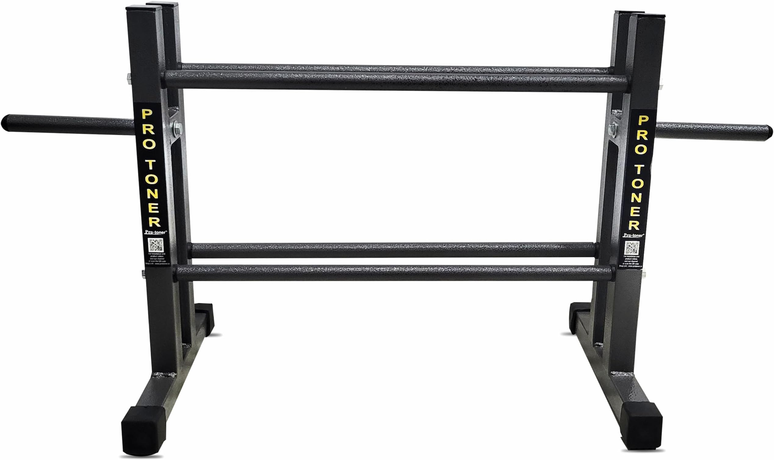 Protoner Weight Storage Rack, 2-Tier Dumbbell Stand for Home Gym, Grey ...