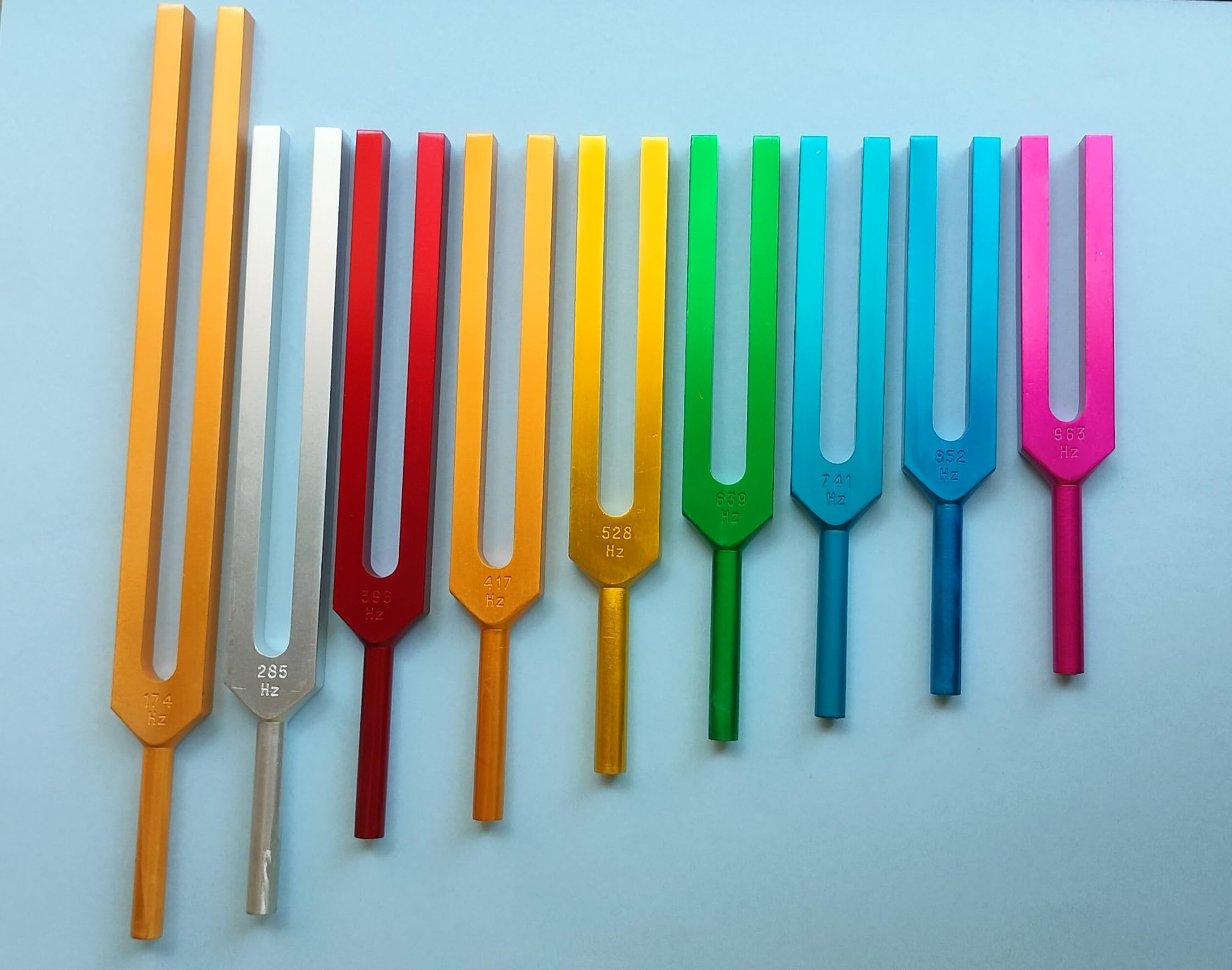 Sacred solfeggio Tuning fork set : Amazon.in: Musical Instruments