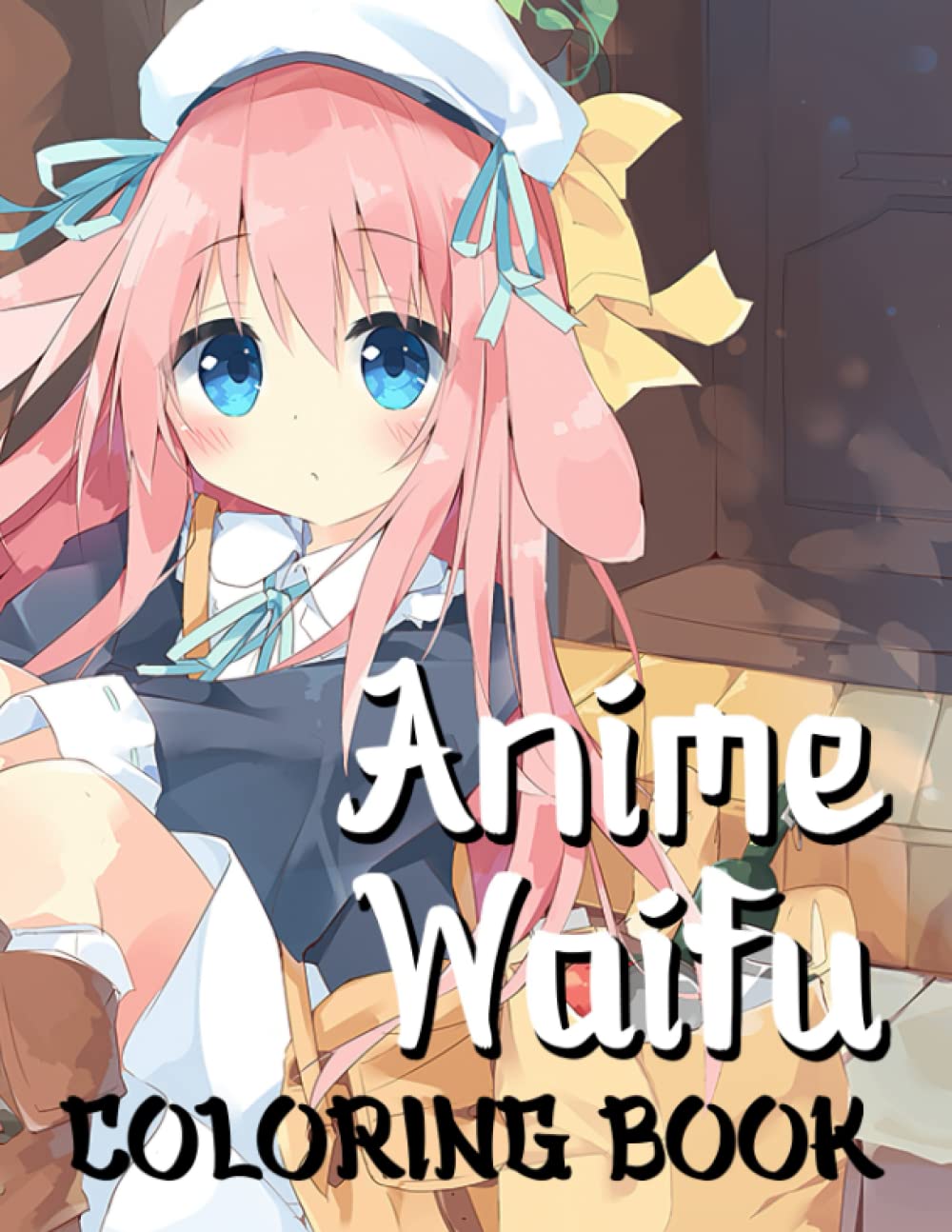 Anime Waifu Coloring Book Adults Coloring Pages With Premium ...