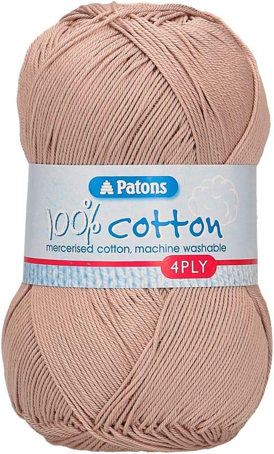 Amazon.com: Patons 100% Cotton 4 Ply - Raffia (1714) : Arts, Crafts ...