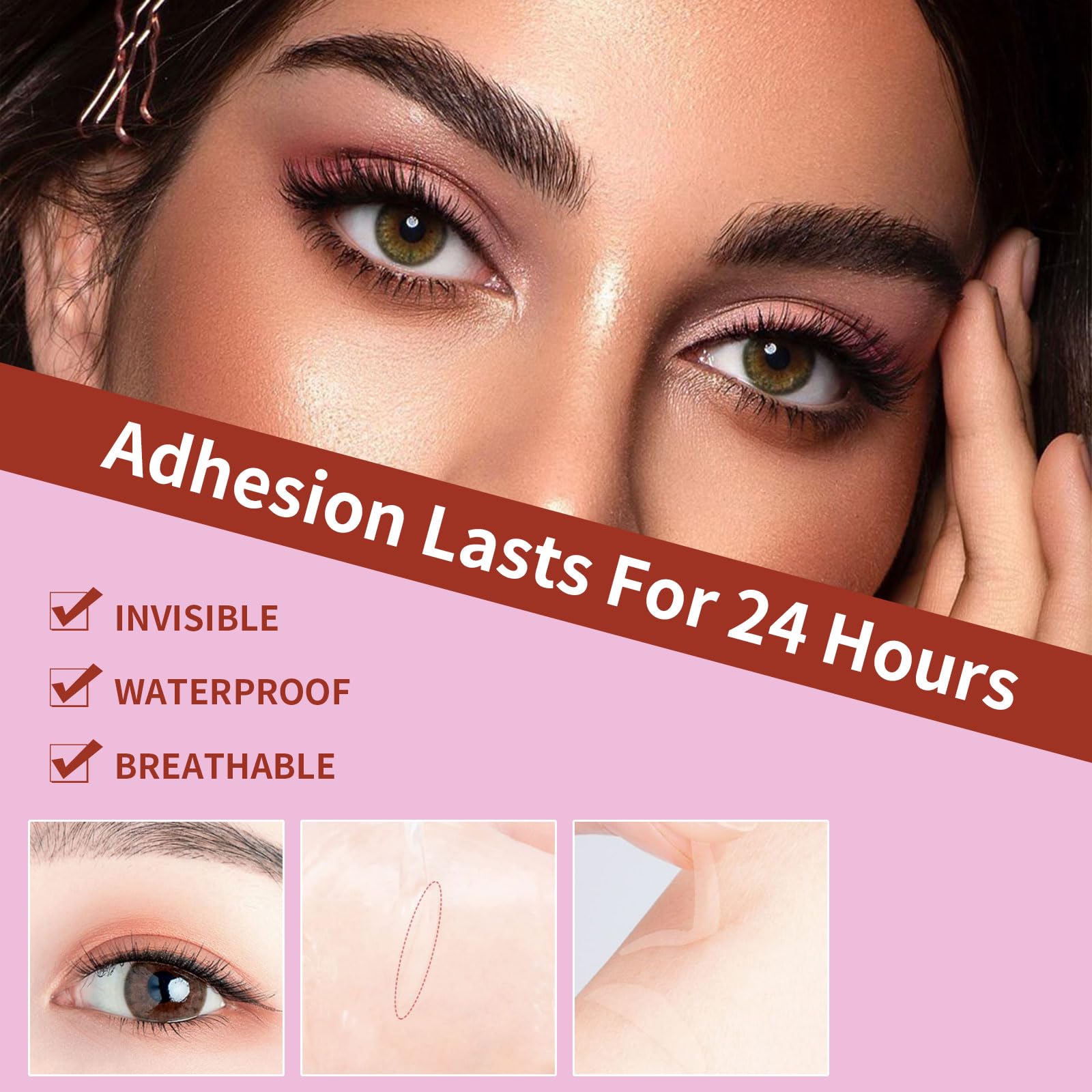 Snapklik.com : ZEYUMEE Lids By Design Eyelid Tape 480 Count Eyelid ...