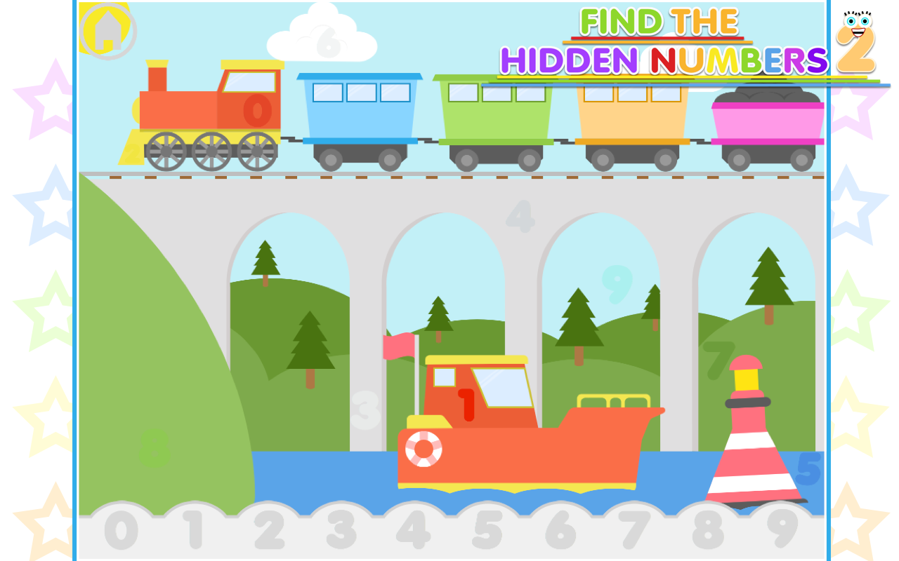 Find The Hidden Numbers 2- Hide & Seek and Paint by Numbers, Learning ...