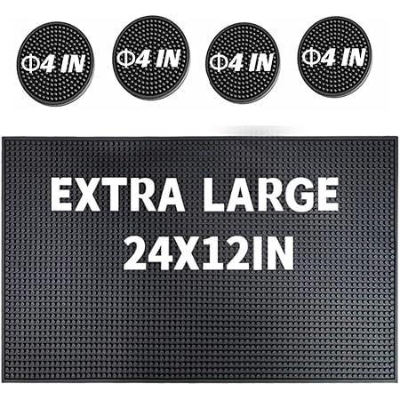 Amazon.com: 3Pcs - Quality Rubber Bar Service Spill Mat Nonslip ...