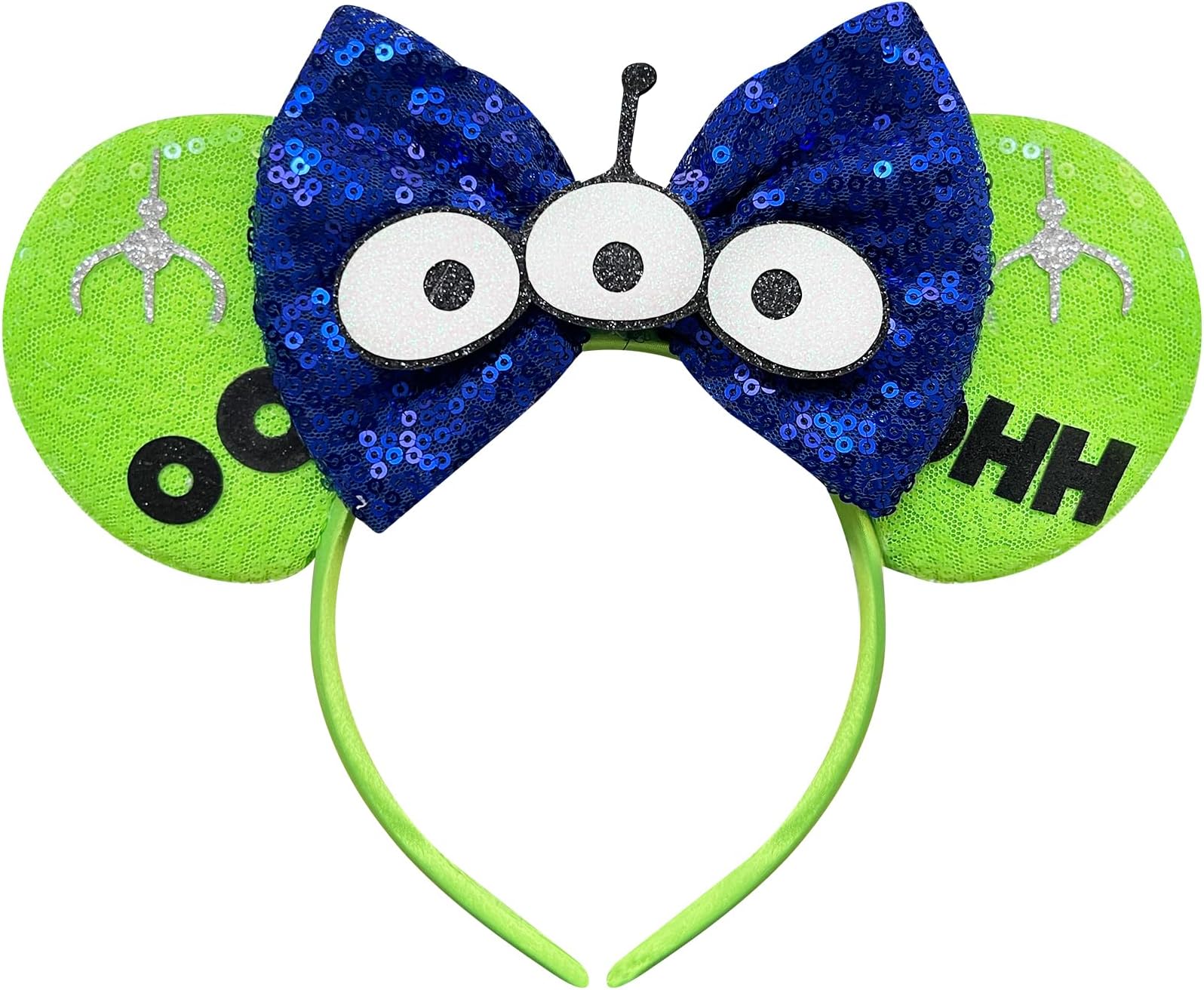 Amazon.com: RAZKO Mouse Ears Headband, Black Castle Mice Ears Hairband ...