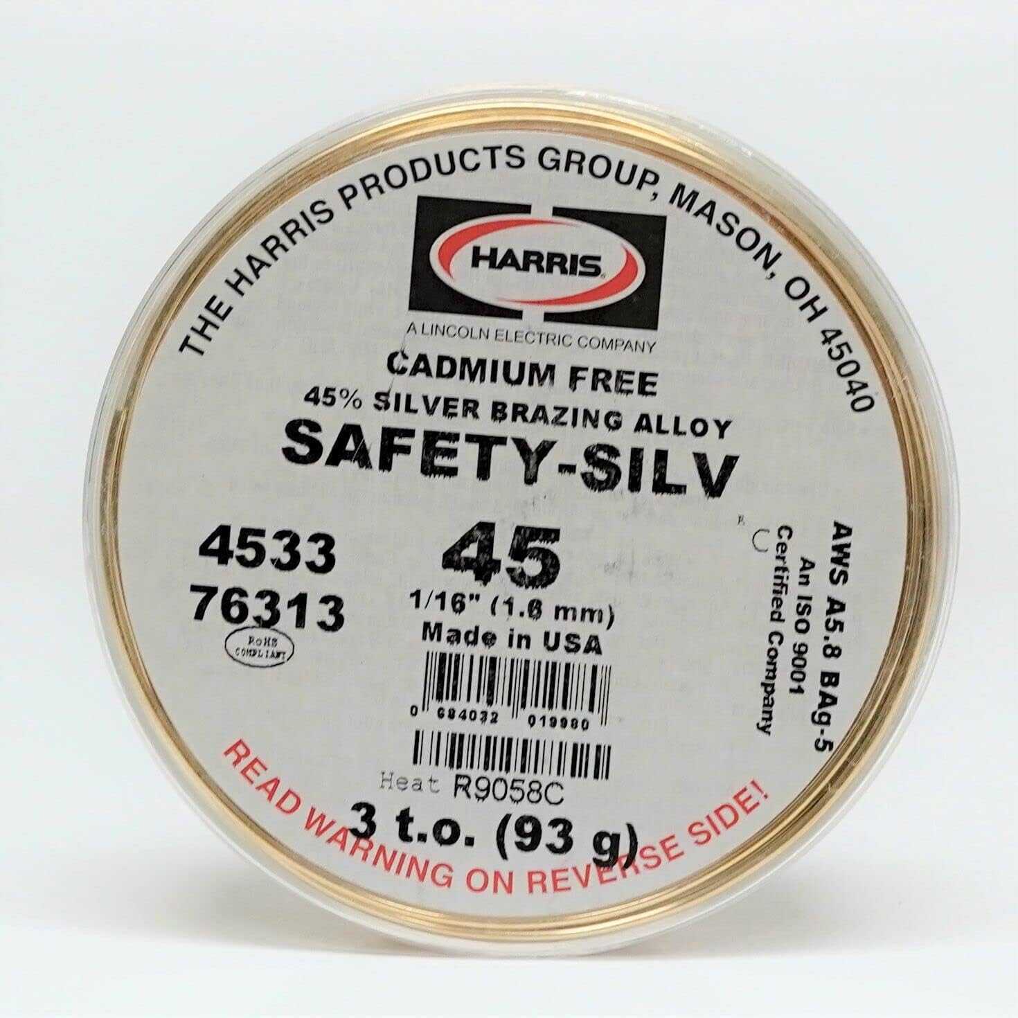 Amazon.com: Replacement For Compatible With 76313 Harris Safety-Silv 45 ...