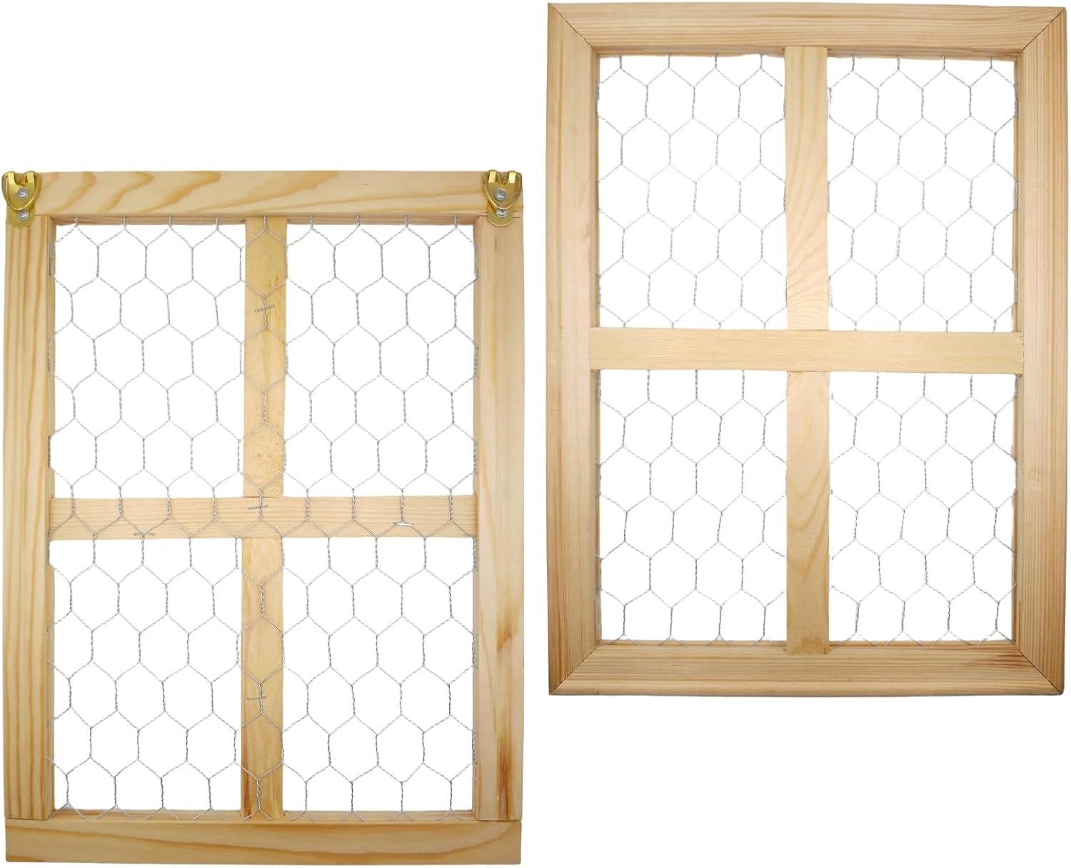 Amazon.com: 2 Pcs Chicken Wire Frames for Suncatchers, Unfinished ...