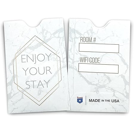 Amazon.com : 500 Pcs Hotel Key Card Cover Envelope Sleeve Holder Green ...