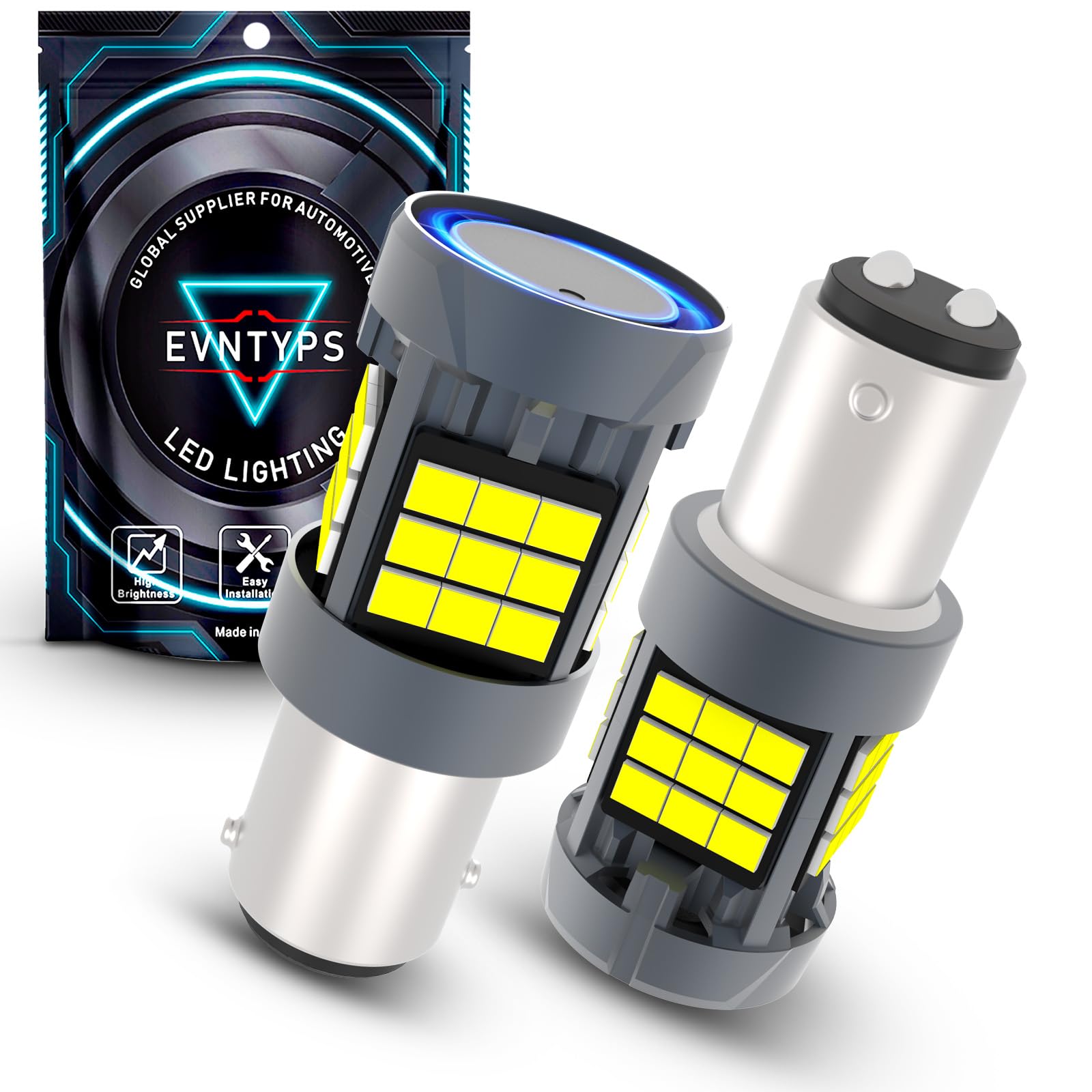 Amazon.com: evntyps 1157 LED Bulb With Built in Resistor Canbus Error ...