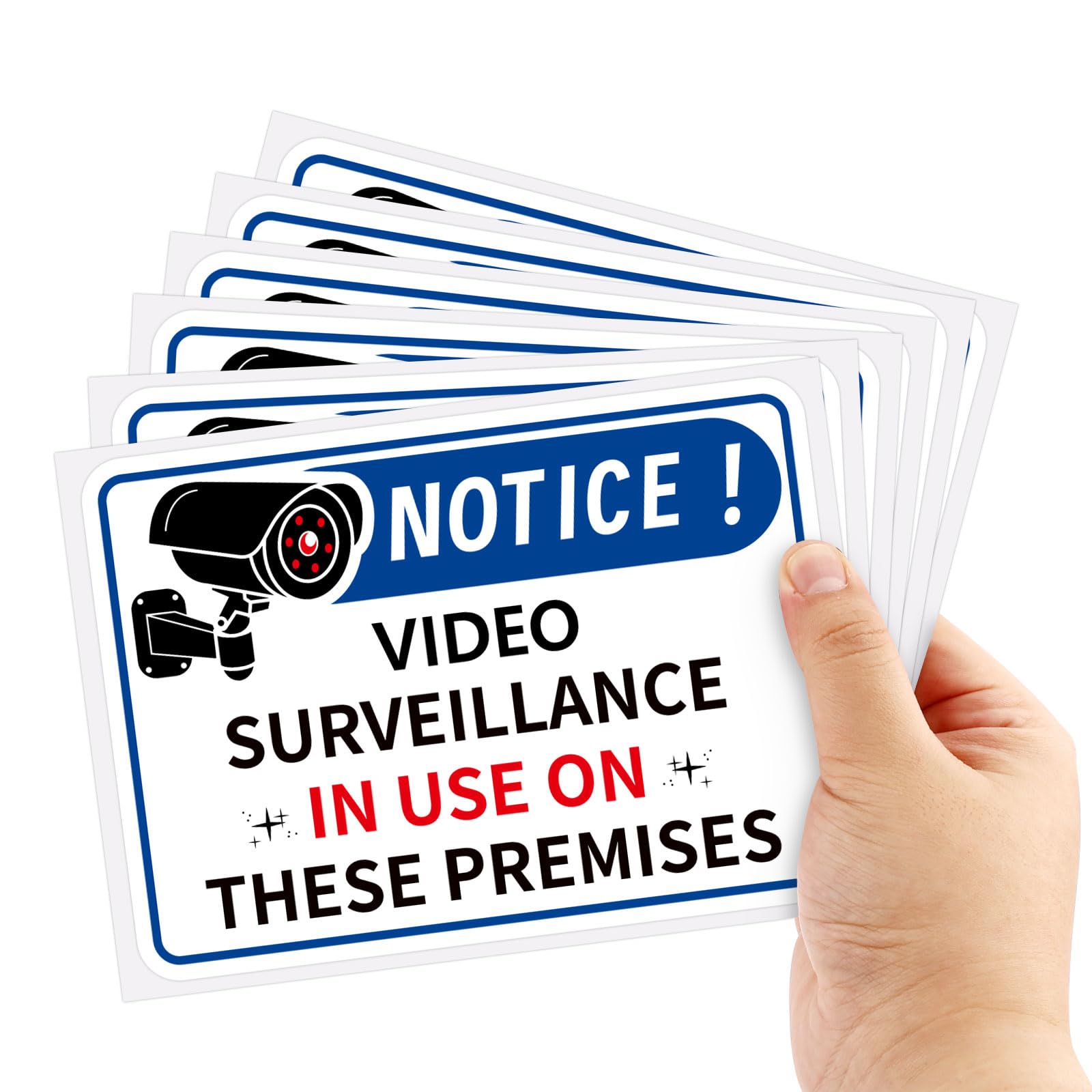 Amazon.com: Video Surveillance Signs, 5x7 Inch Camera Security Sign ...