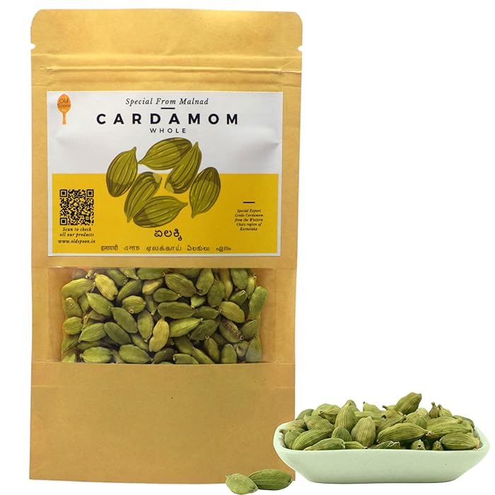 Buy Old Spoon Green Cardamom | Cardamom Elaichi Whole | Sabut Elachi ...