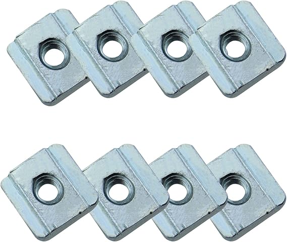 Amazon.com: 2020 Series T Sliding Nut SQXBK 100PCS M5 Thread Slide in T-Nuts for 20x20 Standard ...