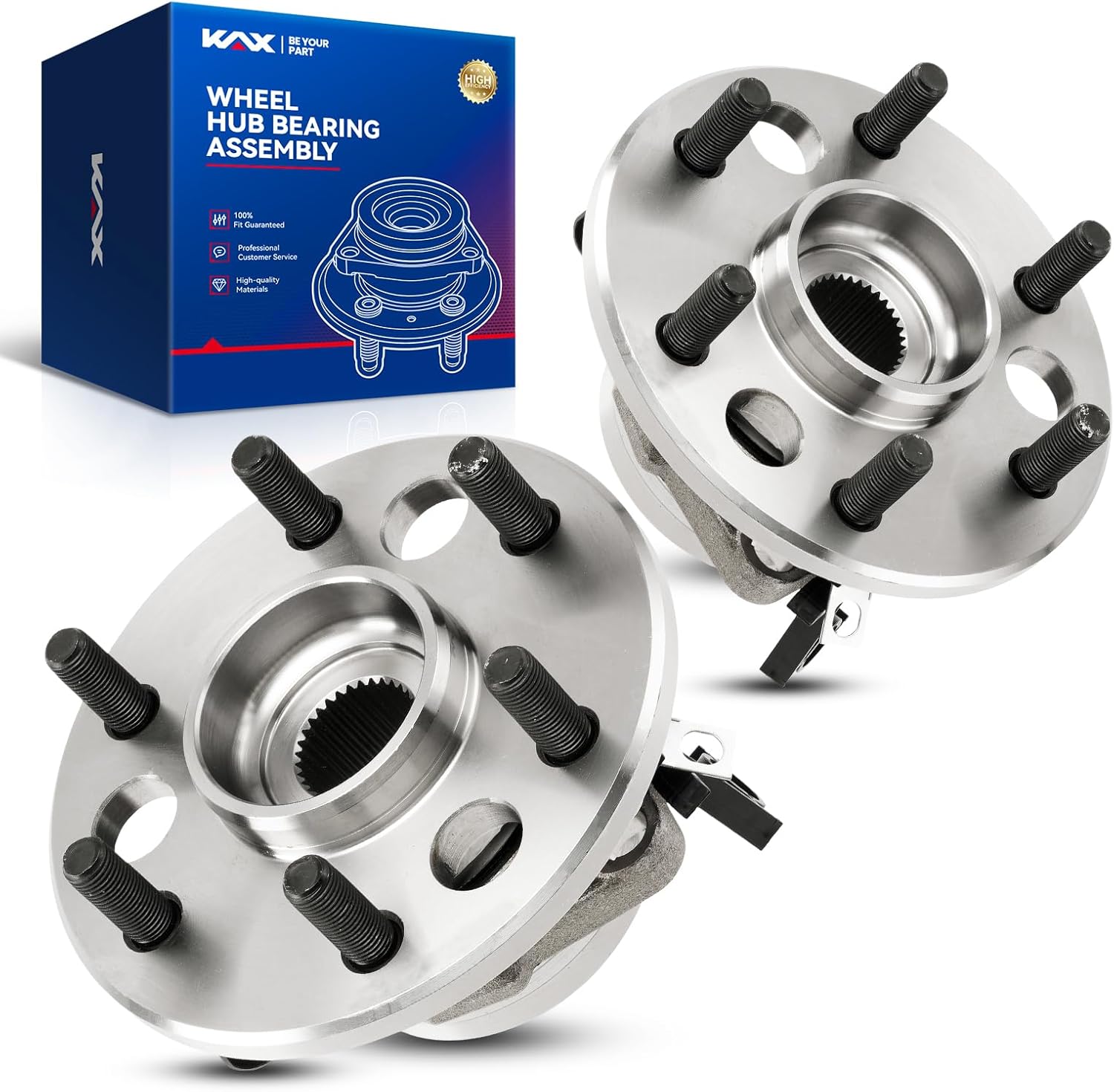 Amazon.com: KAX 515024 Front Wheel Hub Bearing Compatible with ...