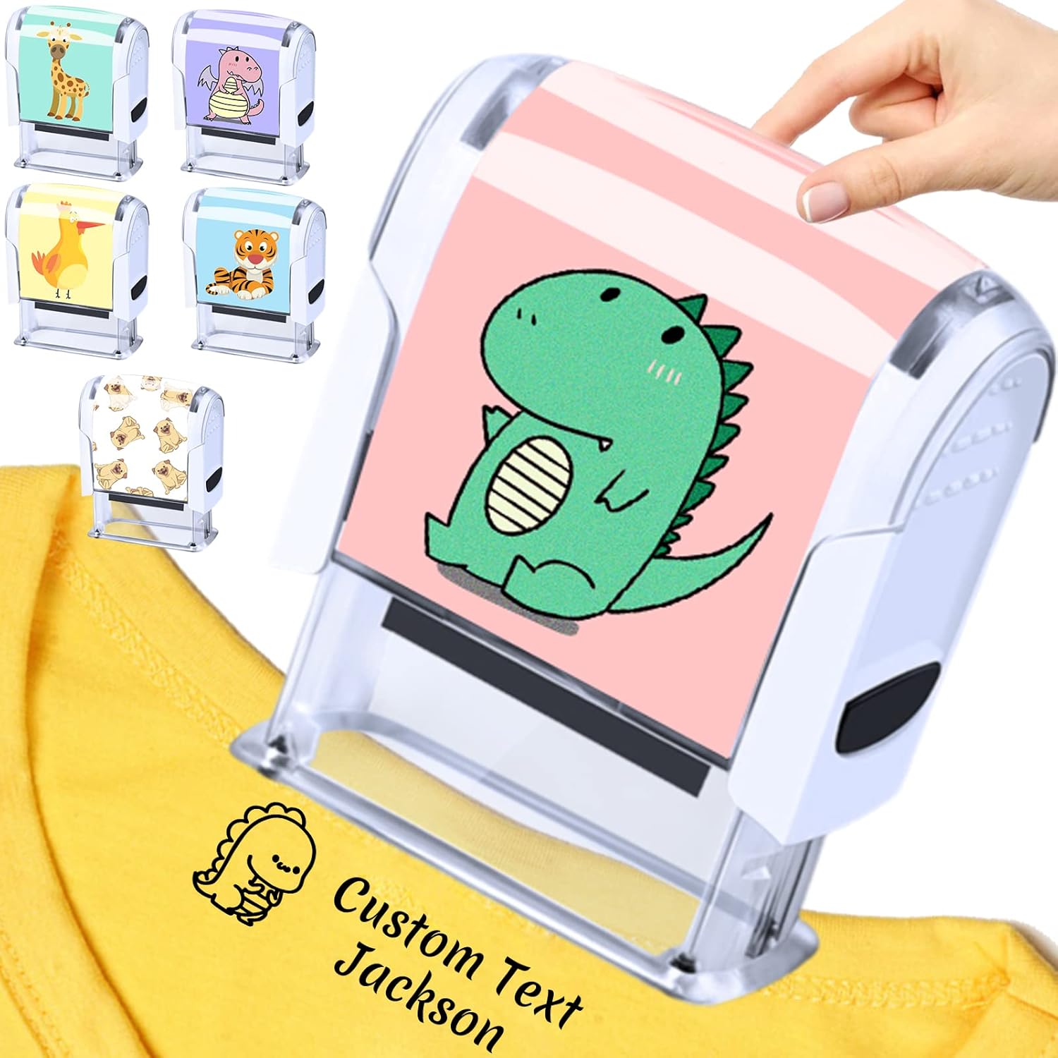Amazon.com : Name Stamp for Clothing Kids Custom Name Stamp ...