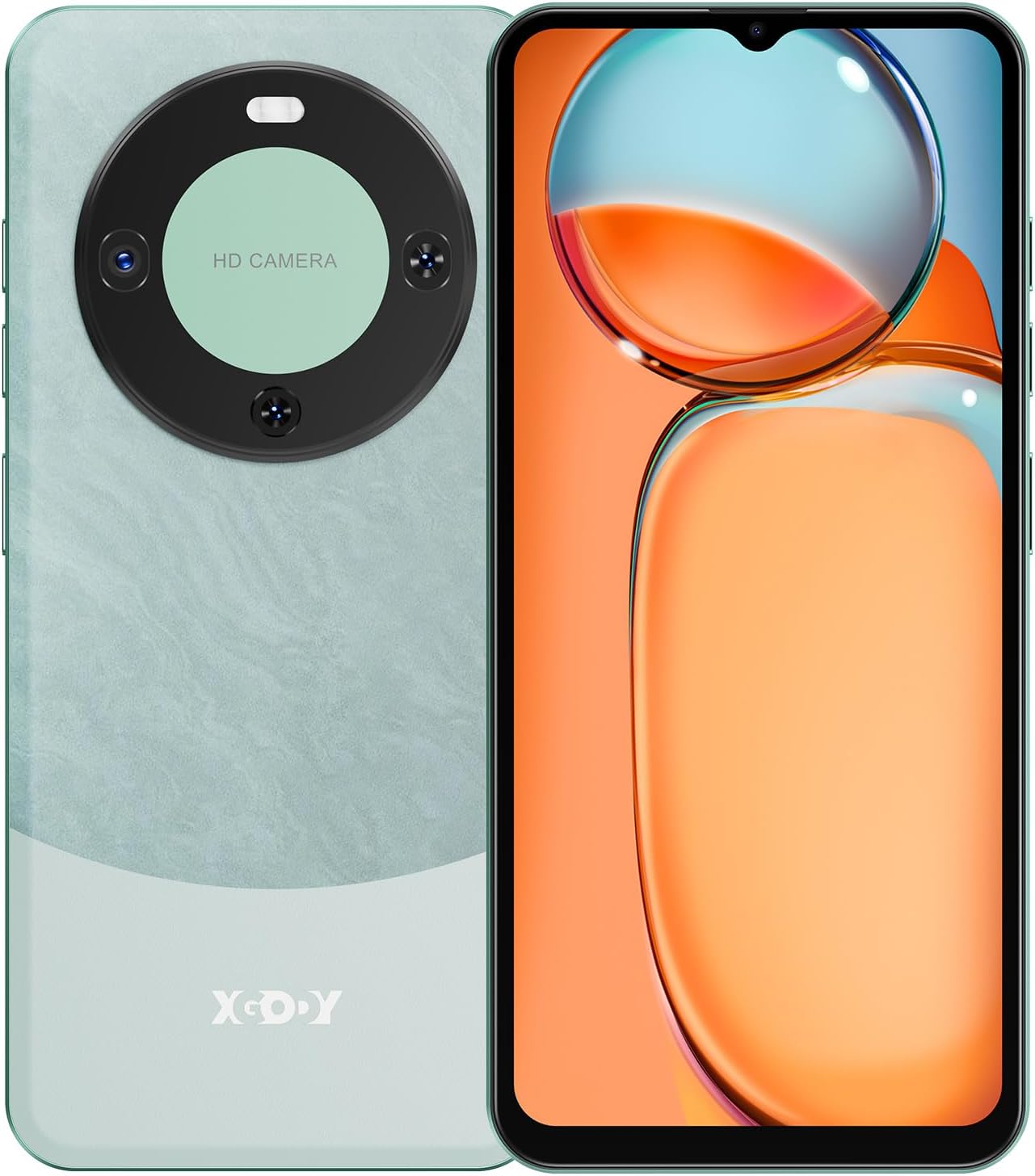 Xgody A54 Mobile Phones SIM Free Unlocked, 6.52" HD+ Display 4G ...