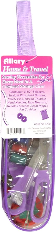 Amazon.com: Allary Corporation Allary Home and Travel Sewing Kit in ...