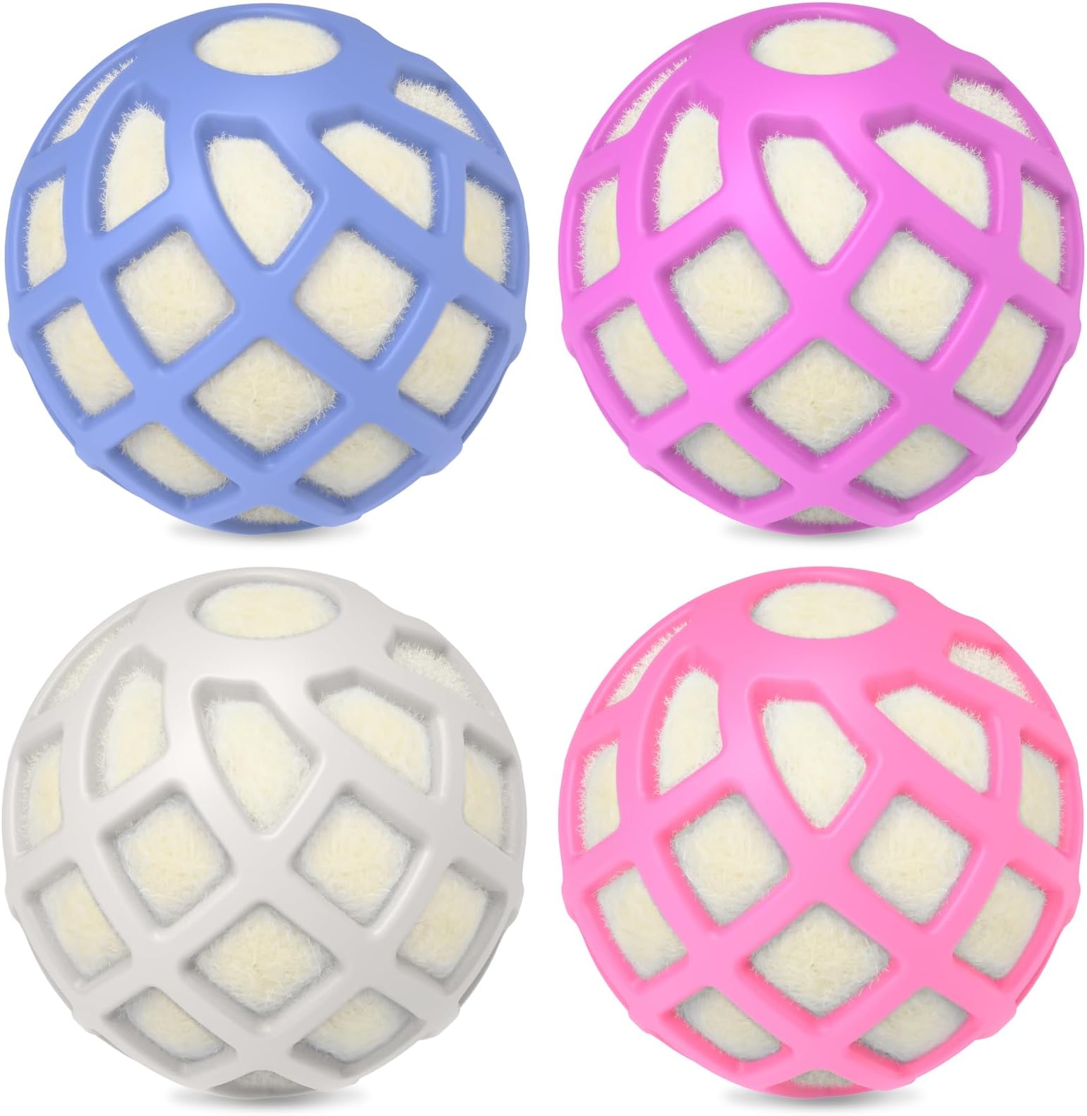 Amazon.com: Kearning 6 Pack Laundry Balls Reusable Dryer Balls Deeper ...