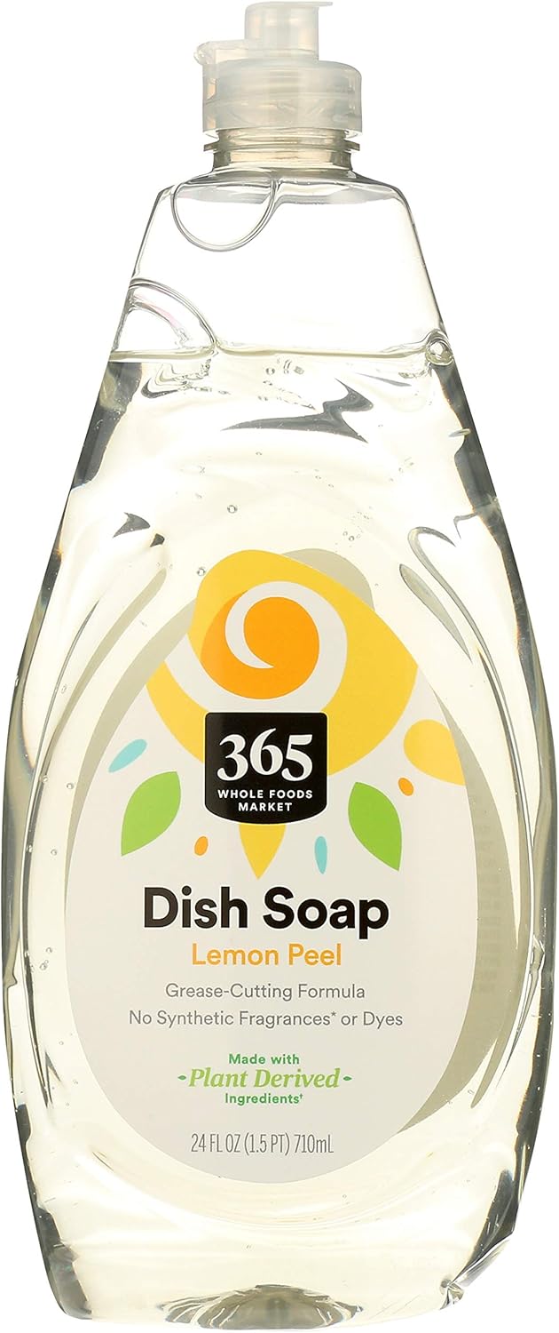Amazon.com : 365 by Whole Foods Market, Floral Lemon Peel Dish Soap, 24 ...
