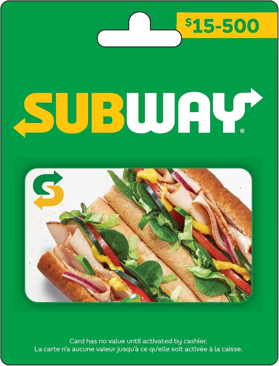 Subway Gift Card $50 : Amazon.ca: Office Products