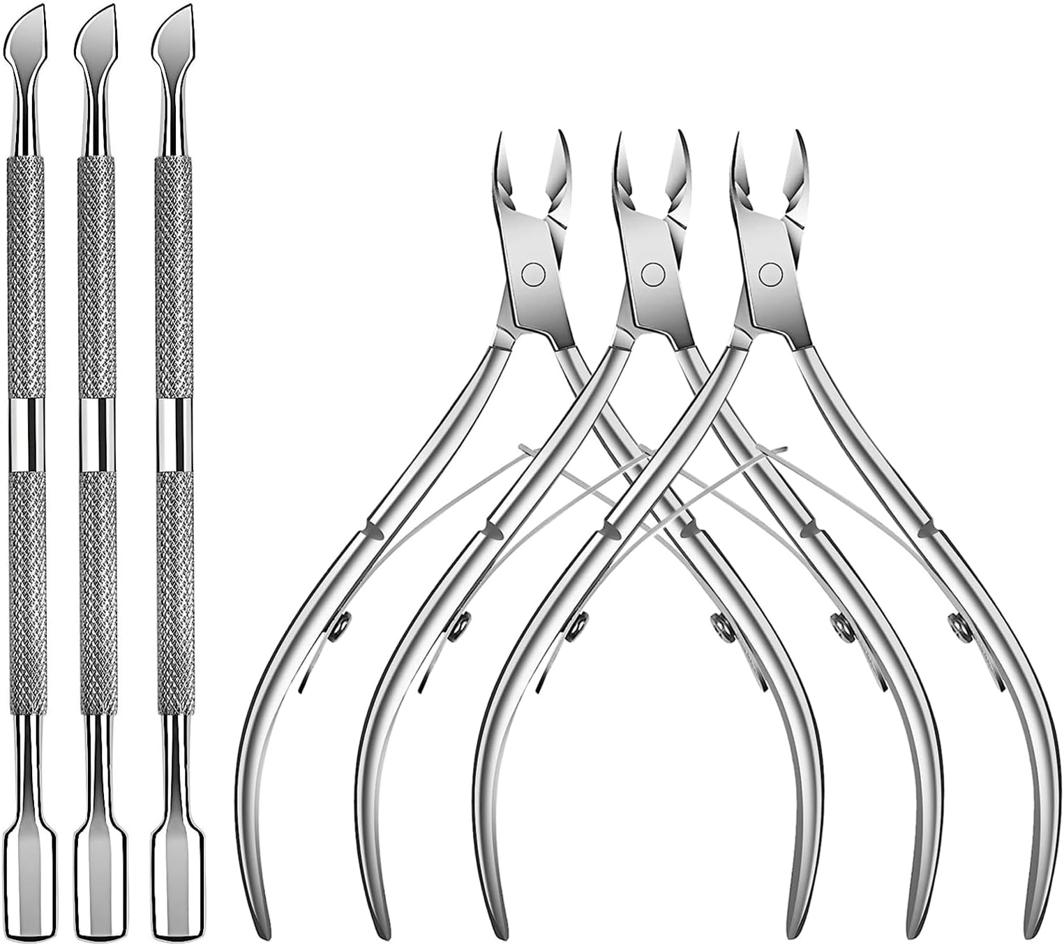 Amazon.com: 5 Pack Cuticle Trimmer Stainless Steel Cuticle Nipper Dead ...