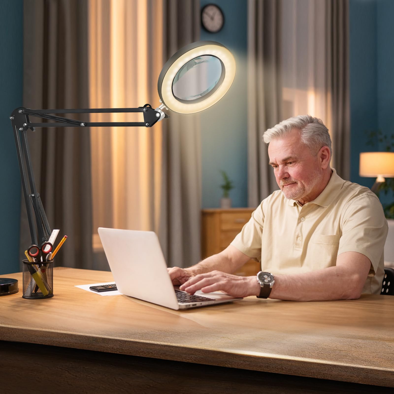 Magnifying Light For Detailed Work Halo Magnifier Lamp A25200